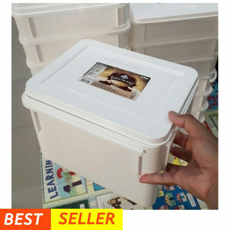 Jual Ember Es Krim Box Es Krim Bekas Ice Cream 8 Liter Kotak Bok Boks Wadah Toples Escream Bukan ...