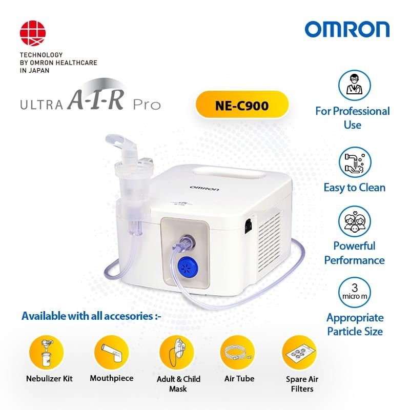 Jual Nebulizer Alat Bantu Pernafasan Merk Omron NE-C900 | Shopee Indonesia