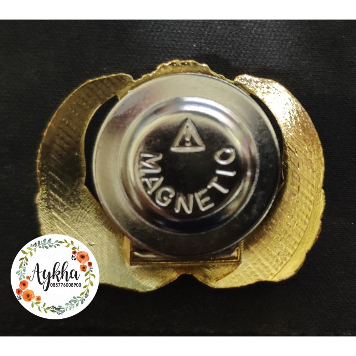 Jual r404mjt 3Cm Korpri Pns Magnet Pin Bros Tag Badge Kuningan Emas ...