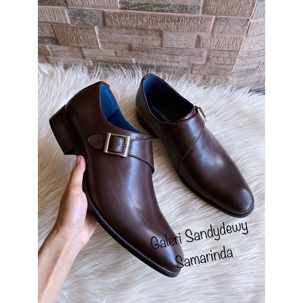Jual Sepatu Pantofel Pria Cowok Model Formal Brand Antton&Co Dengan ...