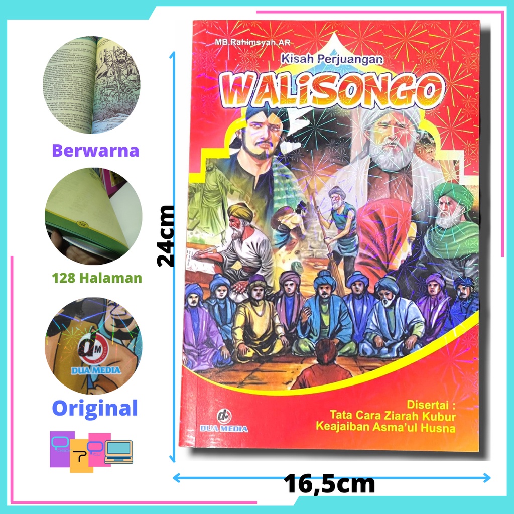 Jual Buku Kisah Wali Songo Dua Media | Shopee Indonesia