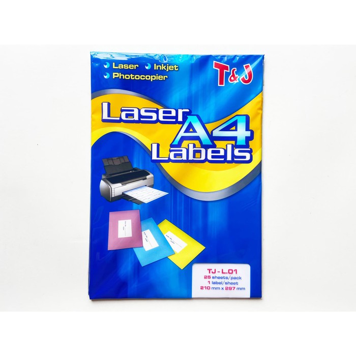 Jual Label T&J Laser ukuran A4 TJ -L.01 | Laser A4 Tom & Jerry | Shopee ...