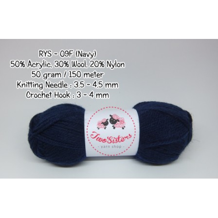 Jual Benang Rajut Rainbow Series – RYS 09F (Navy) | Shopee Indonesia