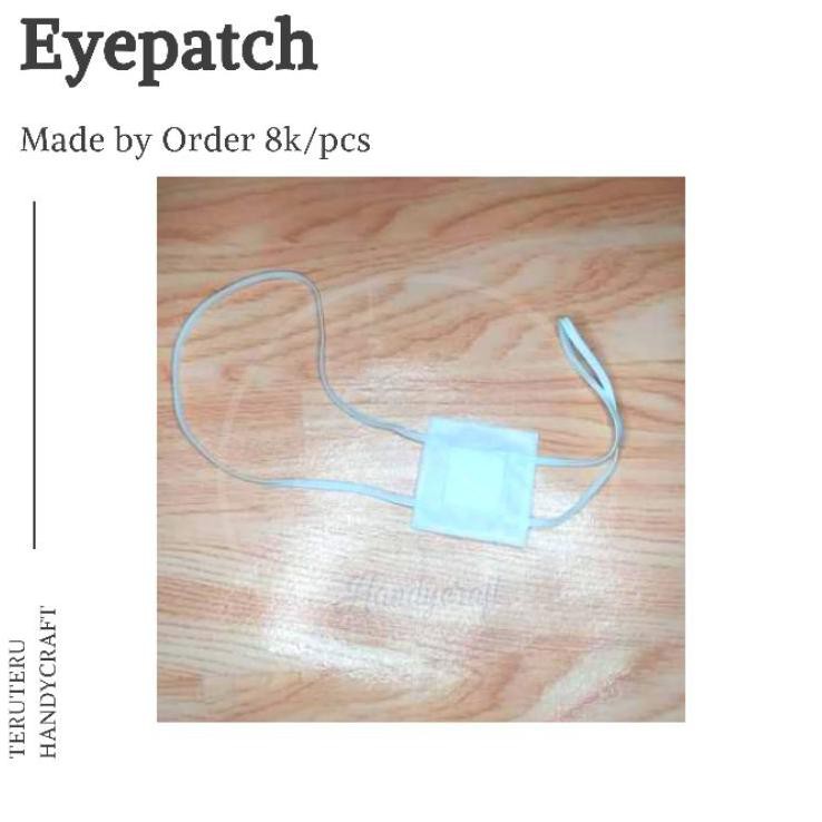 Jual STAR Eyepatch Putih Penutup Mata Cosplay Mata Satu, Kaneki Ken ...