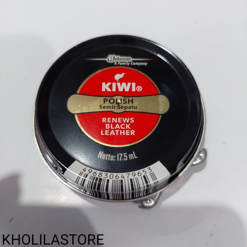 Jual Kiwi Polish Semir Sepatu Hitam 17.5ml | Shopee Indonesia