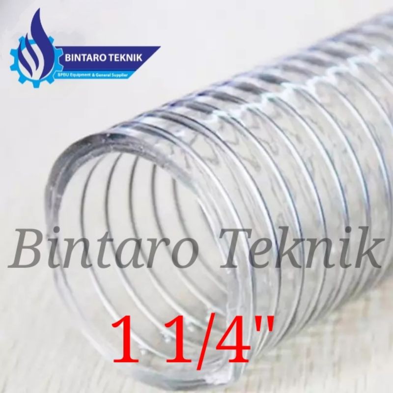 Jual HARGA PER METER Spring Hose Selang PVC Selang Bening Transparan ...