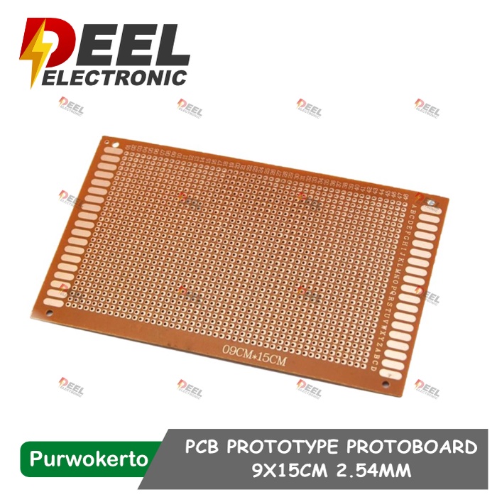 Jual PCB PROTOTYPE PROTOBOARD PCB MATRIX SINGLE SIDE VEROBOARD 9X15CM ...