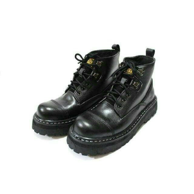 Jual promo terbaru SEPATU BOOT KULIT ASLI BLACK MASTER LOW UNDERGROUND ...