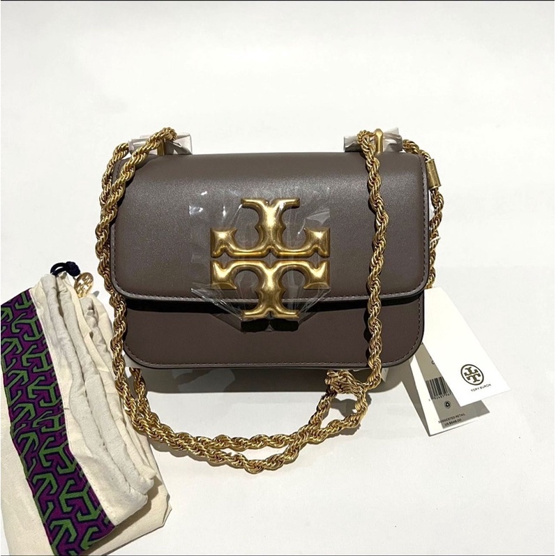 Jual Tory Burch Eleanor Small Convertible Shoulder Bag Clam Shell (New ...