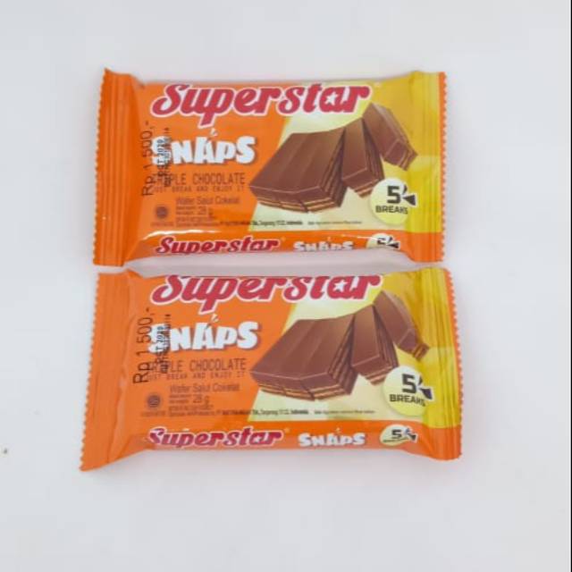 Jual PROMO SUPERSTAR SNAP BISKUIT WAFER COKLAT MURAH | Shopee Indonesia