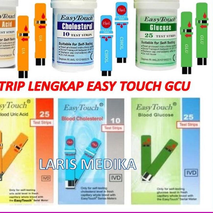Jual AYO BELANJA SEKARANG Easytouch Cholestrol Test Strip Kolestrol ...