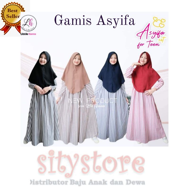 Jual gamis Asyifa little hanna | Shopee Indonesia