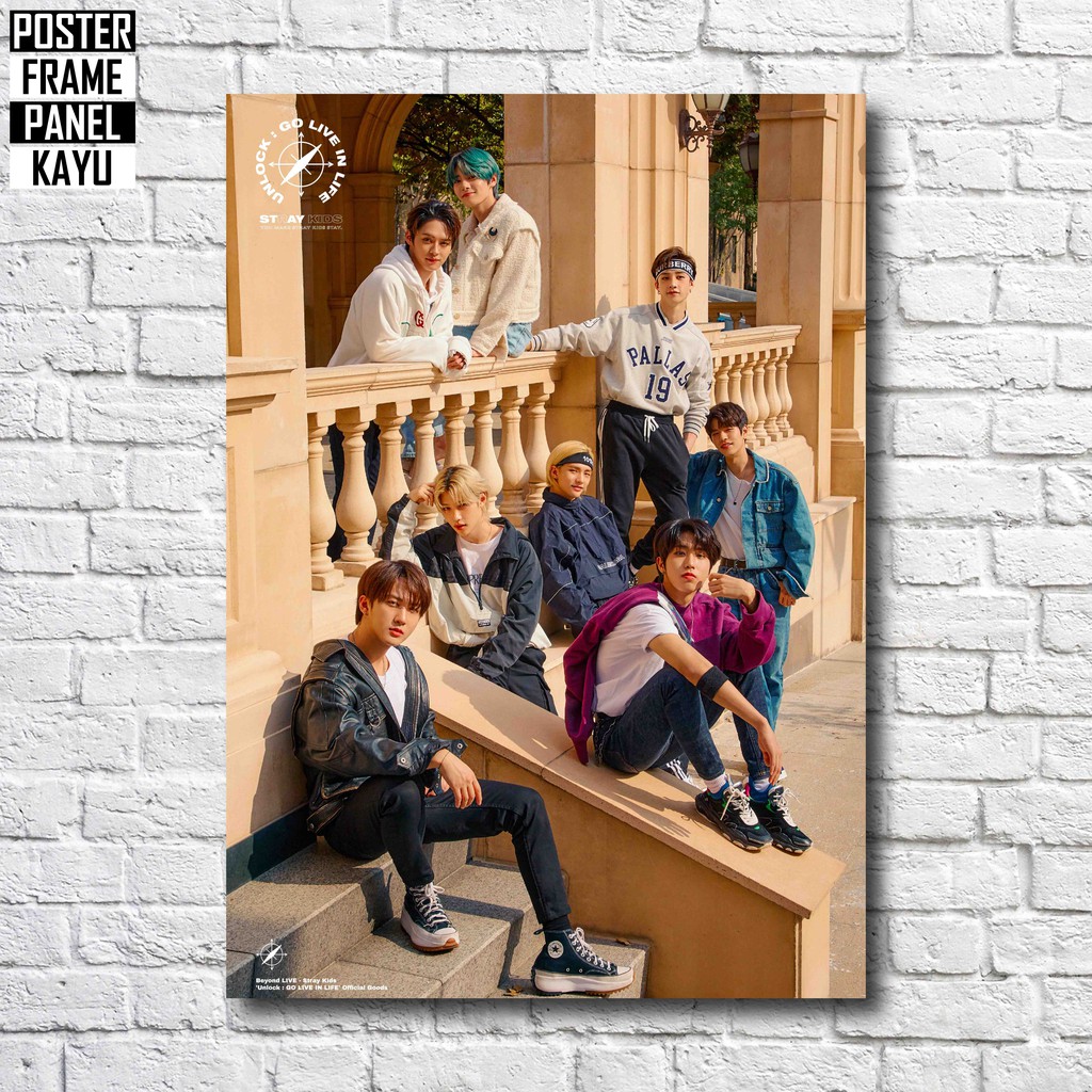 Jual Poster Stray Kids Frame Kayu Solid A4 SK012 | Shopee Indonesia