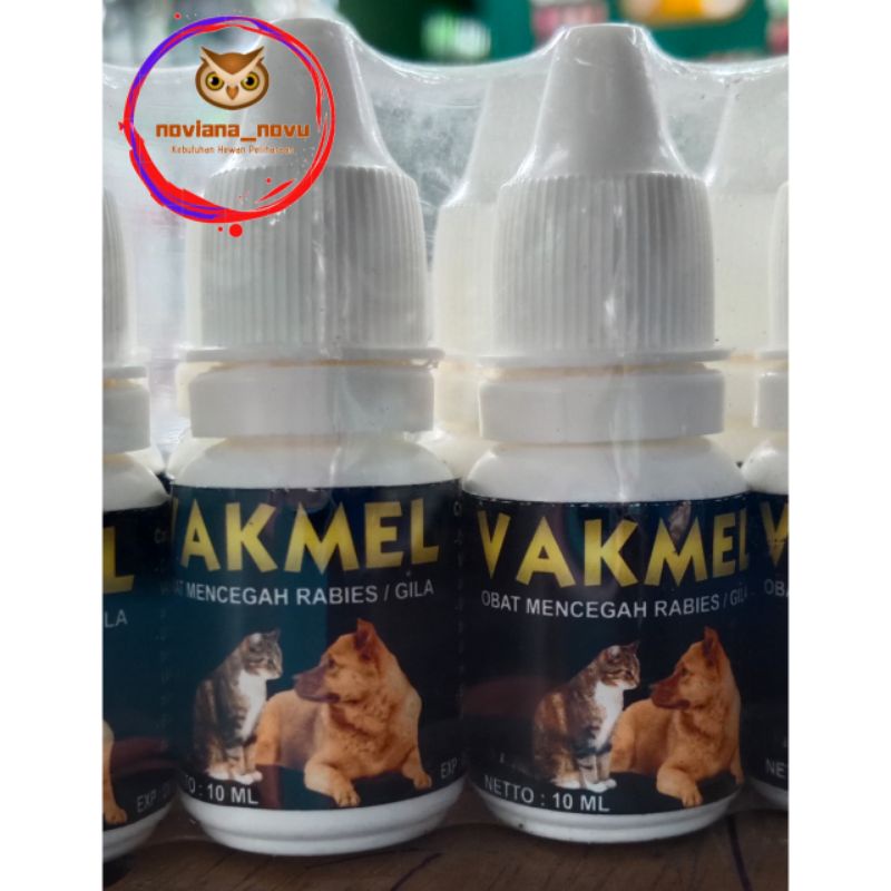 Jual OBAT MENCEGAH RABIES GILA VAKMEL UNTUK KUCING ANJING | Shopee ...