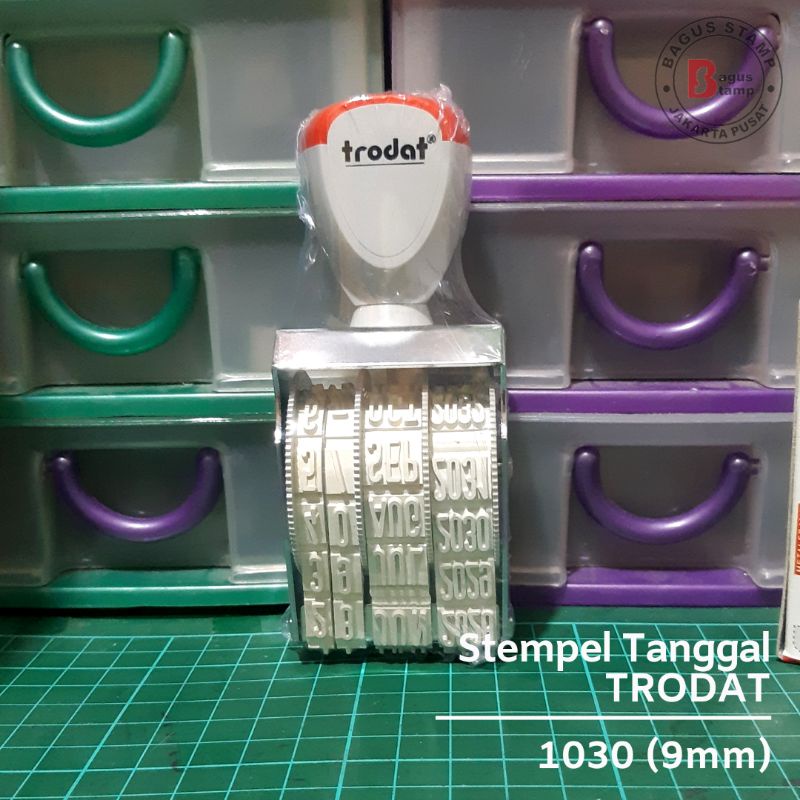 Jual Stempel Tanggal Besar Trodat 1030 STD Manual Line Dater 9mm 9 mm | Shopee Indonesia