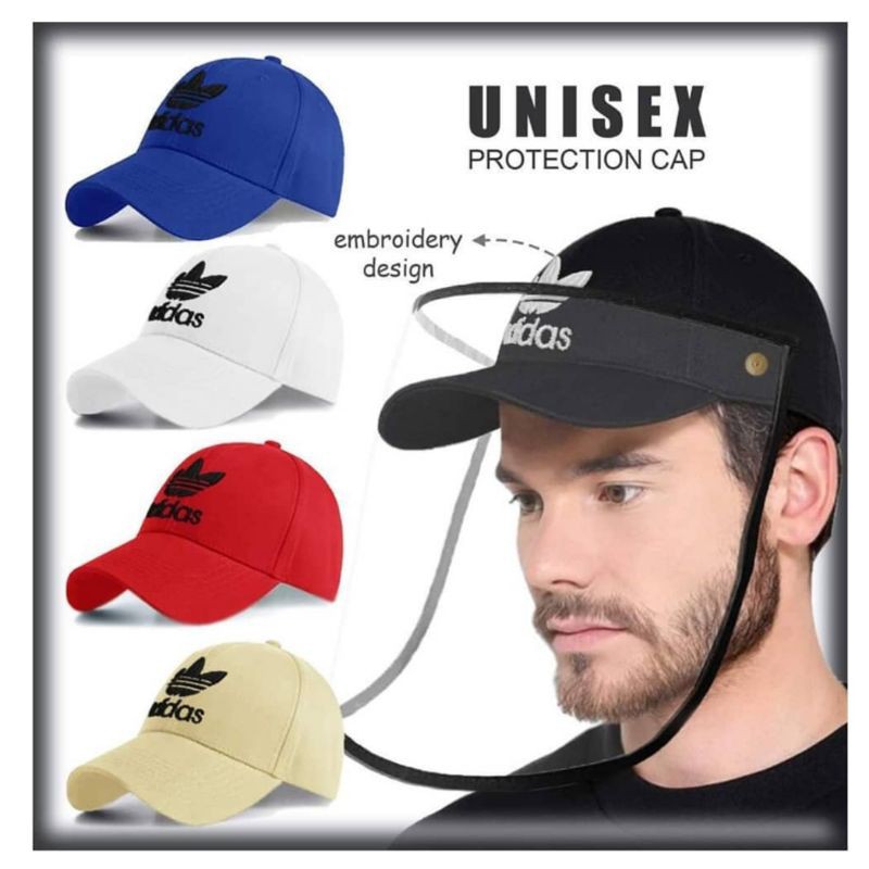 Jual Topi Face shield pria wanita remaja bahan kain simbol bordir bahan ...