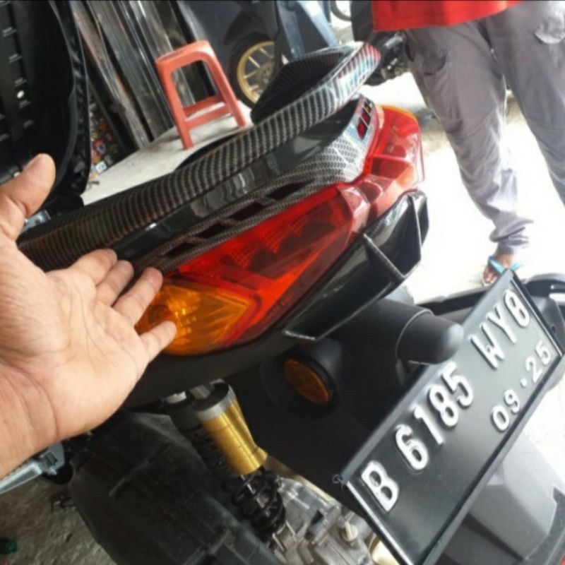 Jual Ductail ducktail Carbon Nemo all New Nmax 2020-2022 | Shopee Indonesia