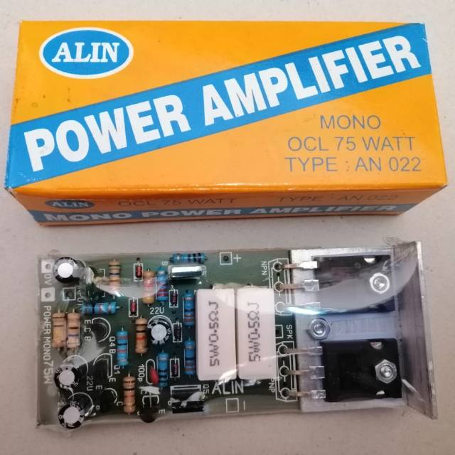 Jual Kit power amplifier mono ocl 75watt | Shopee Indonesia