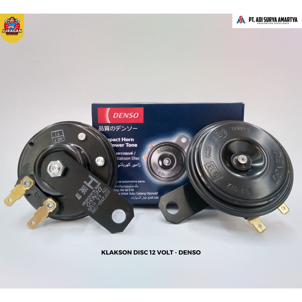 Jual KLAKSON MOBIL KLAKSON DISC - ORIGINAL DENSO - 12 VOLT | Shopee ...