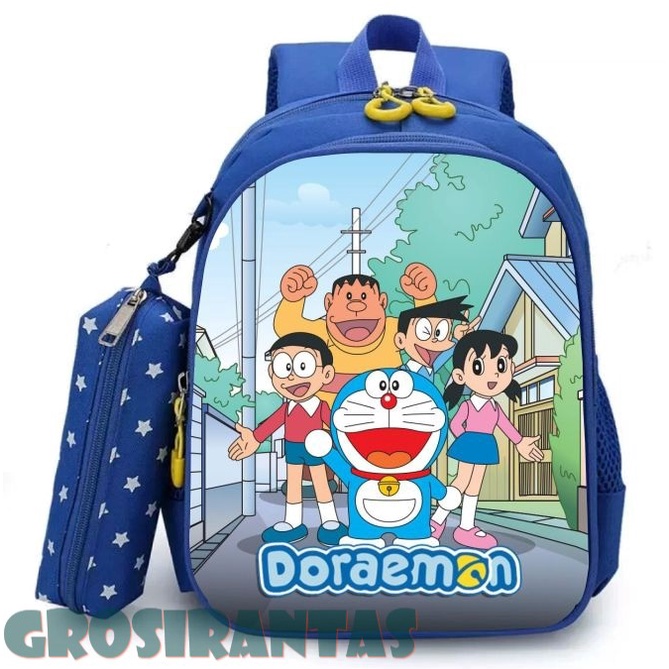 Jual Tas Ransel Sekolah Anak TK dan PAUD Karakter DORAEMON Kualitas ...