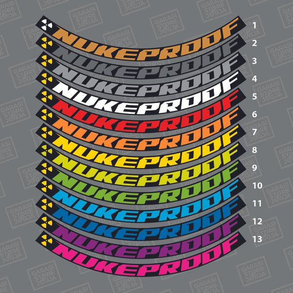Jual Eksklusif Decal Stiker Rims Nukeproof Diskon | Shopee Indonesia