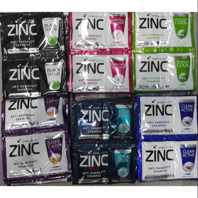 Jual Zinc Shampoo Sachet 1 renteng | Shopee Indonesia