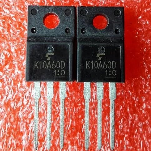 Jual K10A60D TK10A60D K10A60 K10A600 Transistor Mosfet To-220f 10A 600V ...