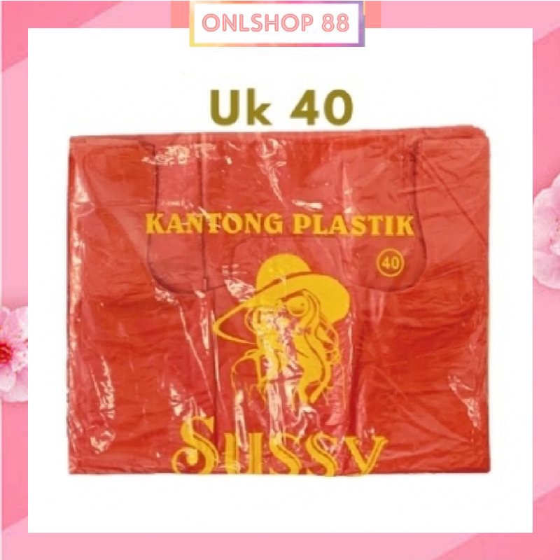 Jual KANTONG PLASTIK KRESEK HD RAJA JUMBO MERAH | Shopee Indonesia