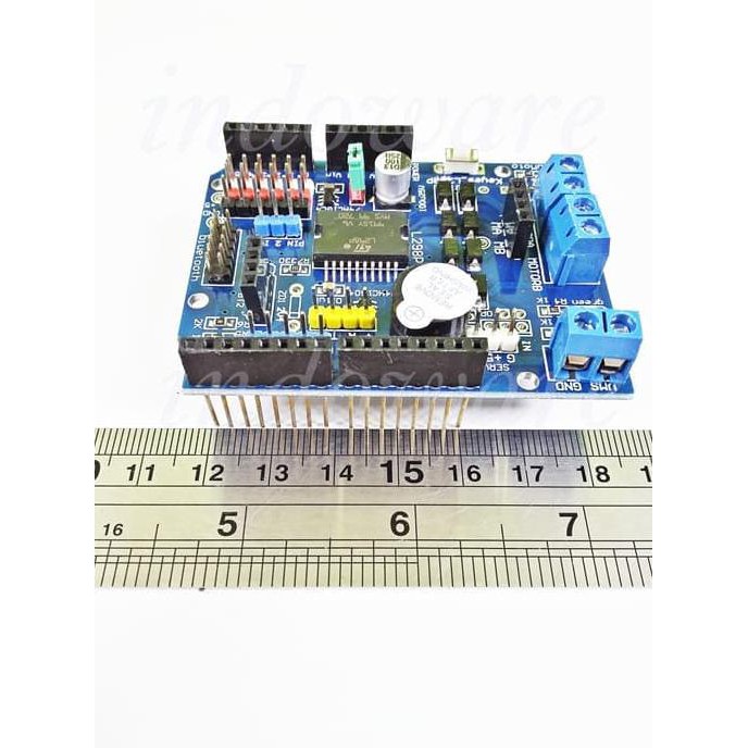 Jual Arduino Motor Shield L298P L298 2A Hbridge Dual Dc Motor Driver ...