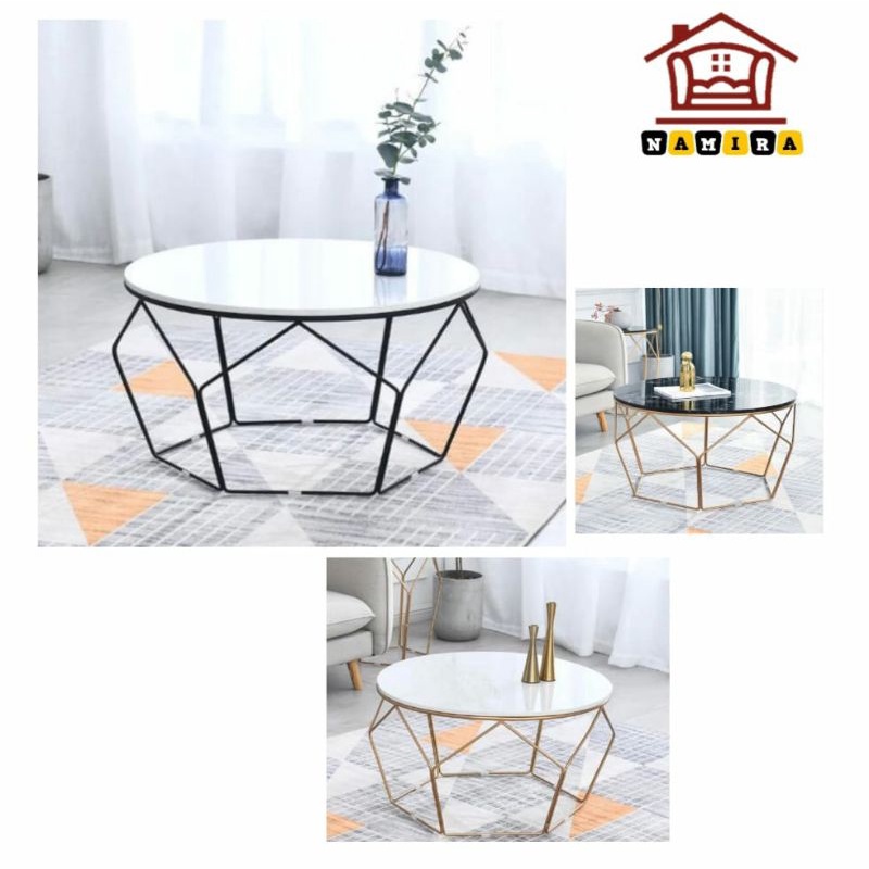 Jual Meja Tamu Minimalis Meja Hexagonal full set | Shopee Indonesia