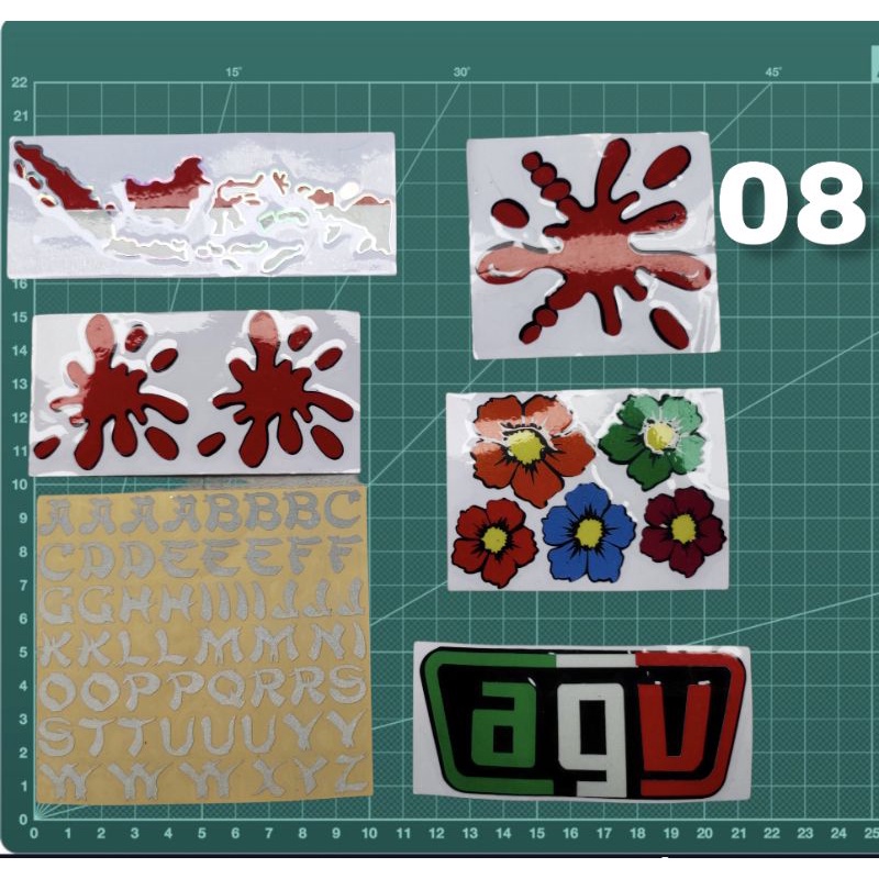 Jual Cutting Sticker Motor Stiker Bercak | Shopee Indonesia