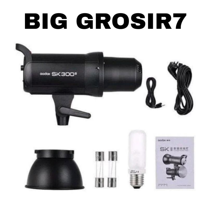 Jual LAMPU GODOX SK-300II / FLASH SK300II FREE standart reflector ...