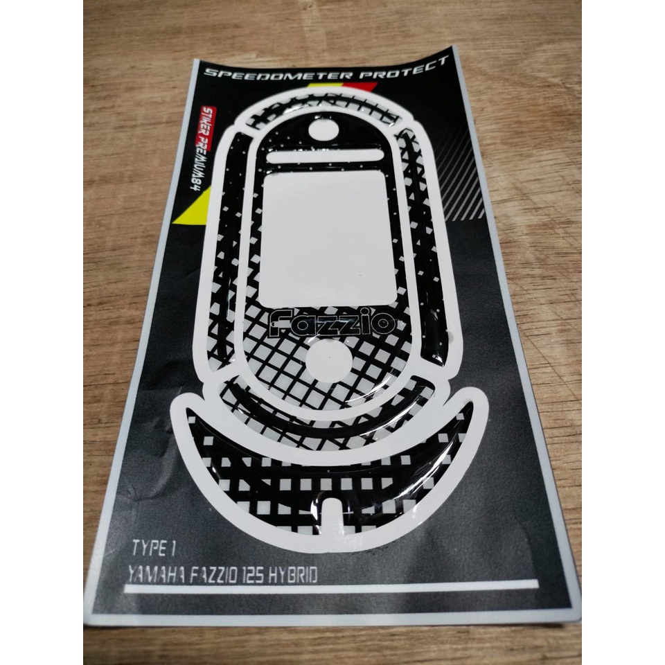 Jual Sticker Speedometer Yamaha Fazzio - Stiker Garnish Speedo Meter ...