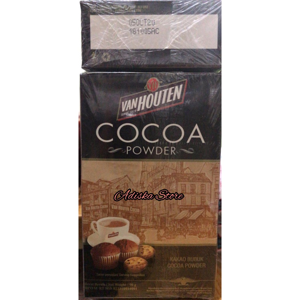 Jual Coklat Bubuk / Cocoa Powder Van Houten 80gr | Shopee Indonesia