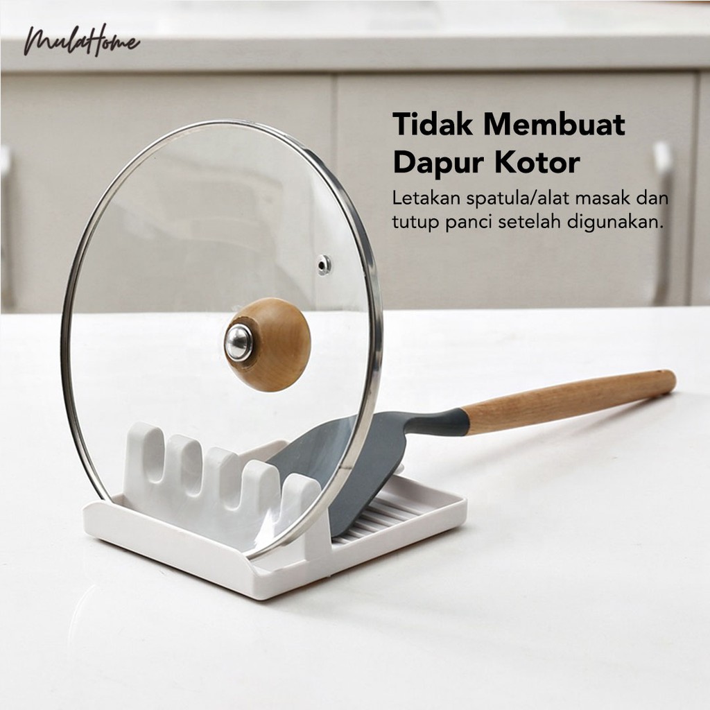 Jual HOLDER Spatula Sutil Alat Masak Rak Tutup Panci | Shopee Indonesia