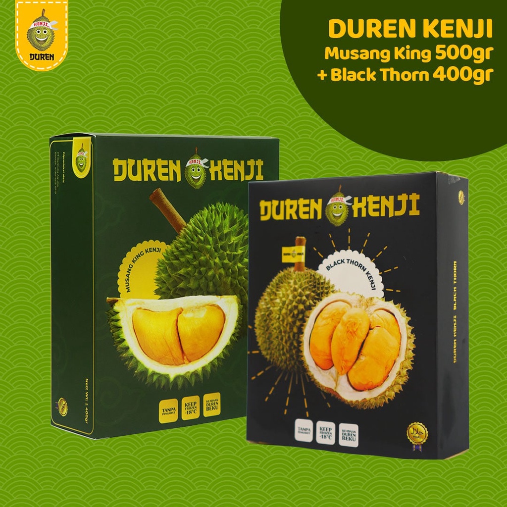 Jual Duren Kenji (Duren Musang King 400gr + Duren Black Thorn 400gr ...
