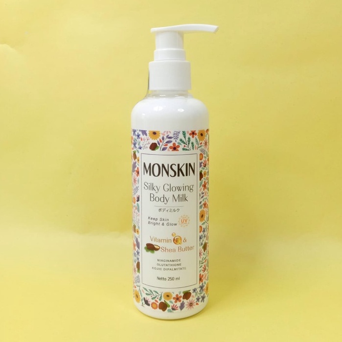 Jual MONSKIN Silky Glowing Body Milk 250ml | Shopee Indonesia