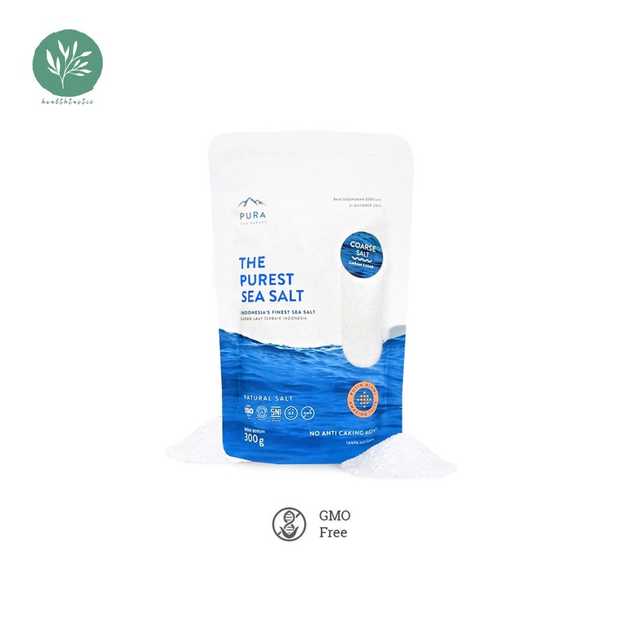 Jual Pura Purest Sea Salt Coarse Garam Laut Natural Kasar - 300 g ...