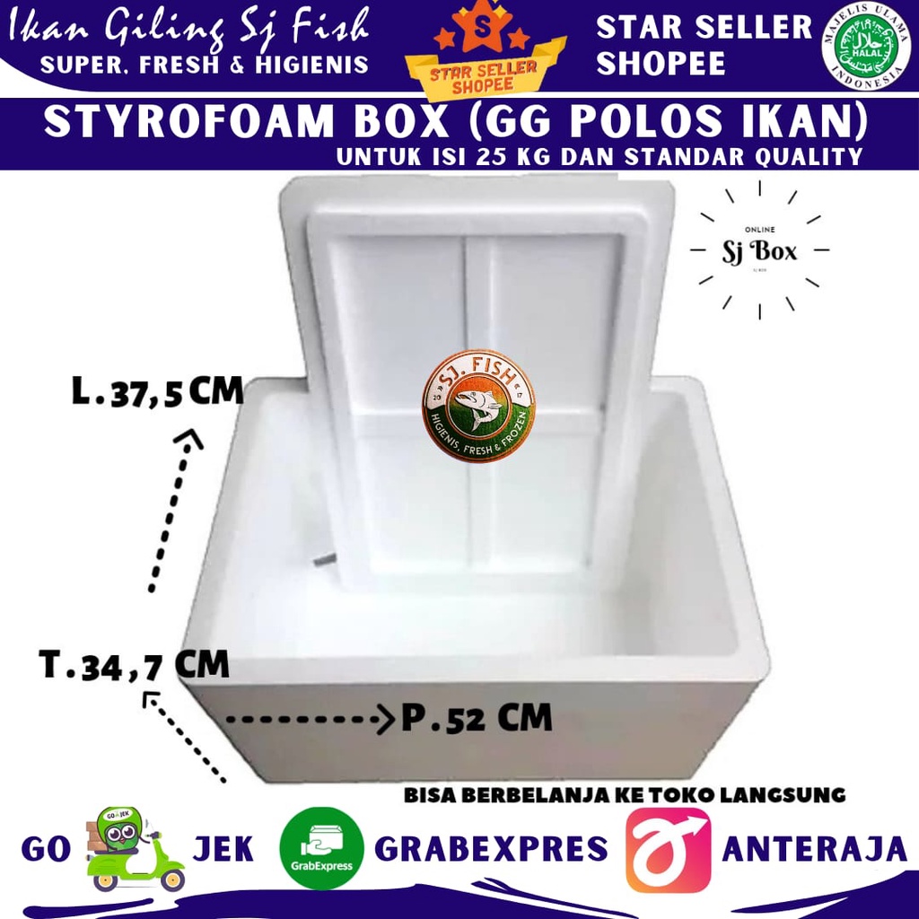Jual STYROFOAM BOX UNTUK ISI 25 KG | Shopee Indonesia