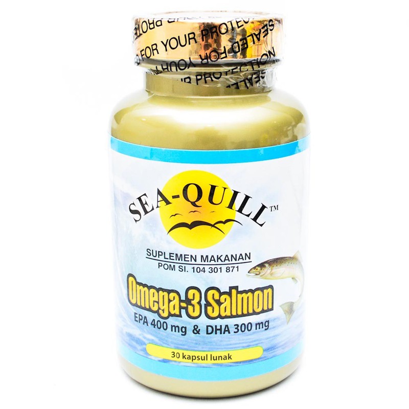 Jual SEA-QUILL SEA QUILL OMEGA 3 SALMON 30's | Shopee Indonesia