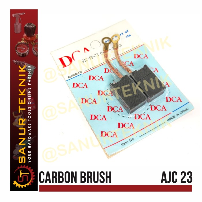 Jual CARBON BRUSH DCA AJC 23 / AJC23 Mesin Bor Magnet 23mm | Shopee ...