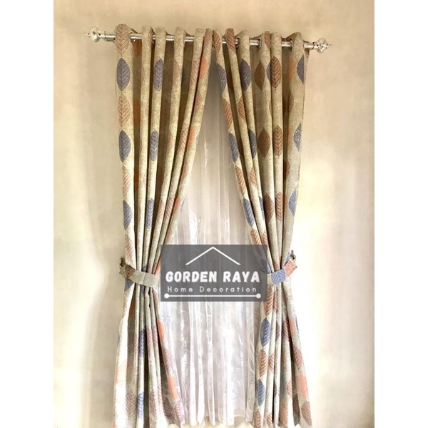 Jual Gorden Murah Gorden Jendela Minimalis Tirai Pintu Satin Bridal ...