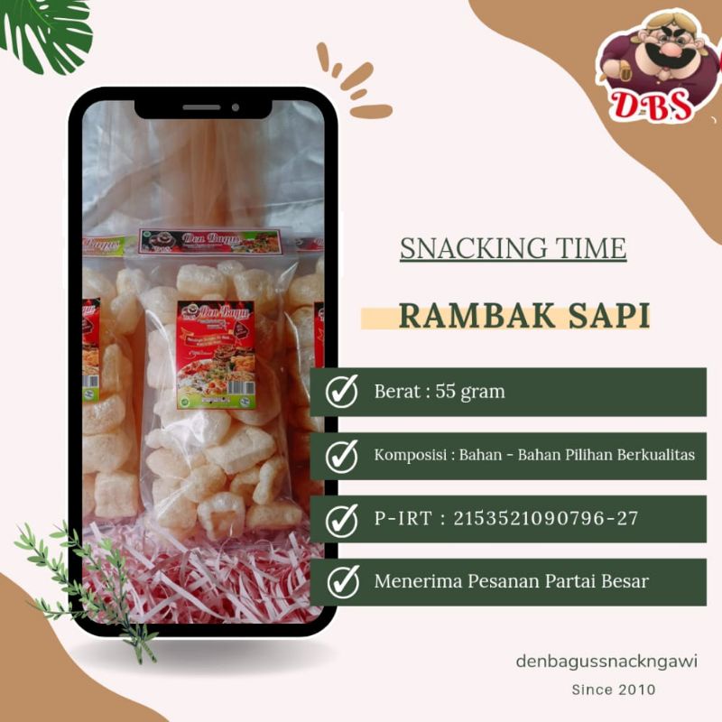 Jual RAMBAK SAPI BY DEN BAGUS SNACK | Shopee Indonesia