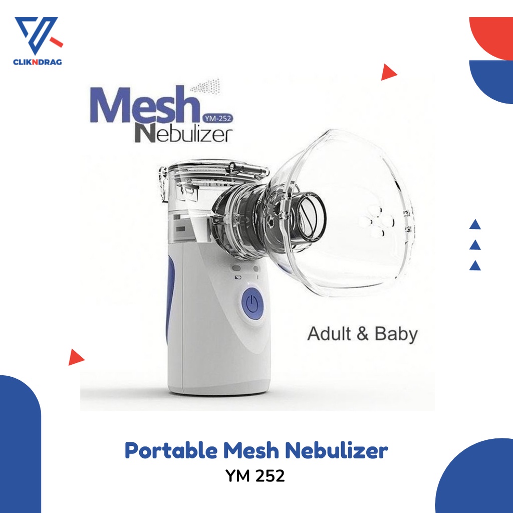 Jual Portable Mesh Nebulizer Alat Uap Bantu Pernafasan Asma Inhalasi ...