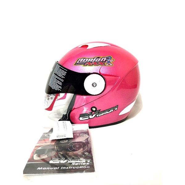 Jual HELM KYT 2 VISION BRIGHT PINK ORI HELM KYT 2VISION PINK HELM CEWEK ...