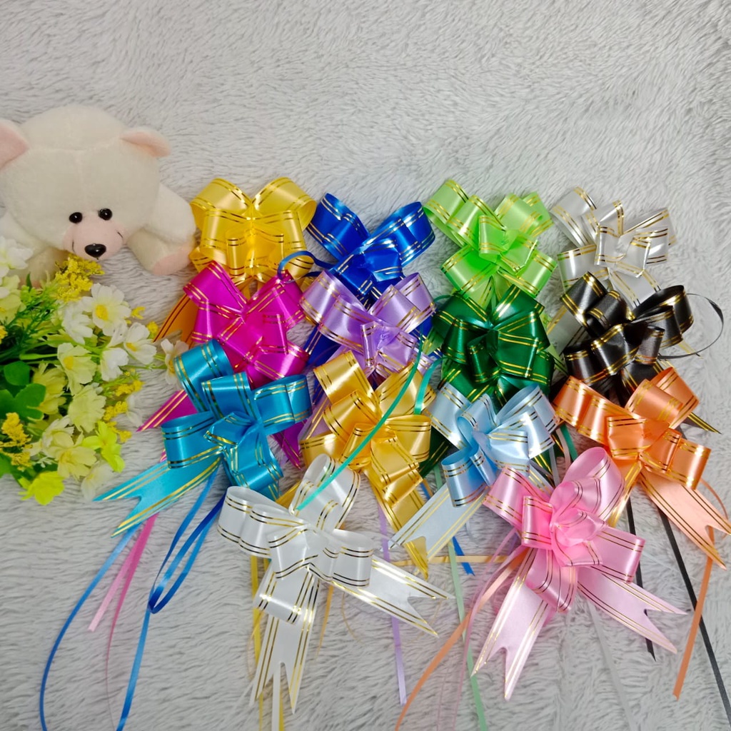 Jual Pita Tarik List Emas | Pita Serut Besar | Pita Tarik Organdi ...