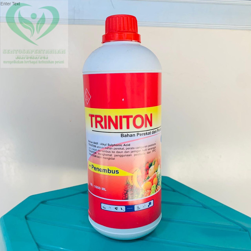 Jual Bahan Perekat pestisida TRINITON isi 1lt dari MULTIMEX INDONESIA | Shopee Indonesia
