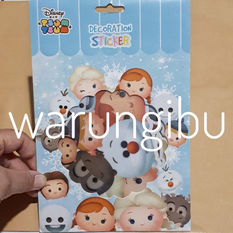 Jual Jumbo Flake Sticker Gambar Tempel Motif Stiker Princes Cars Sofia ...