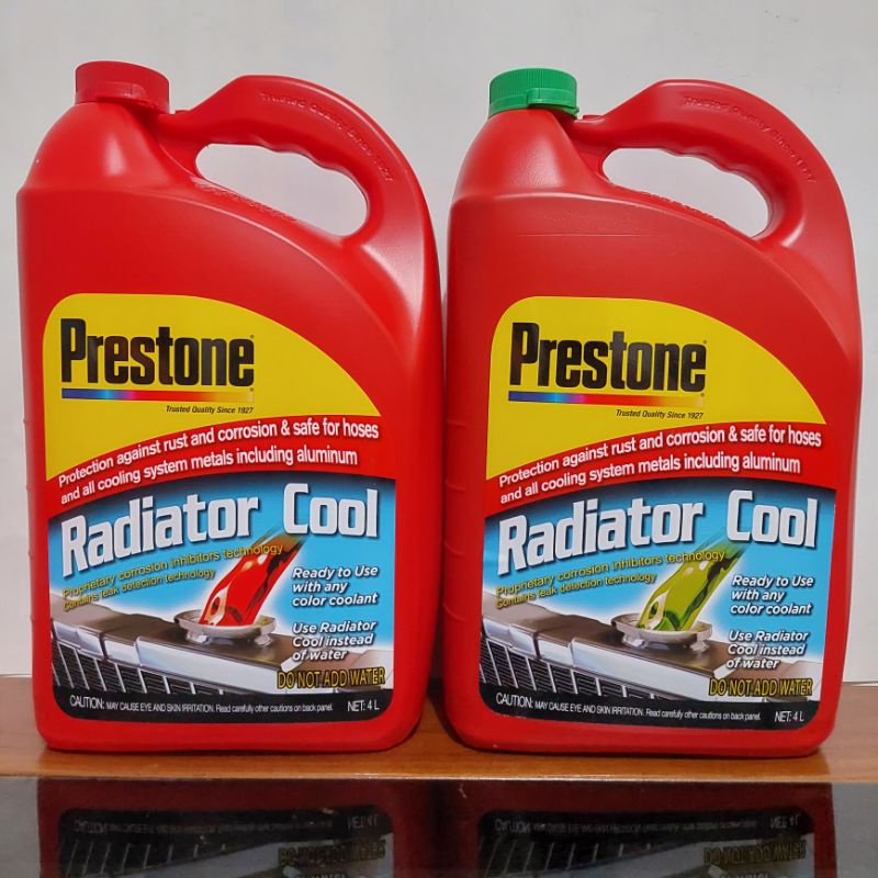 Jual Air Radiator Prestone Coolant Galon 4L Air Radiator Warna Hijau ...