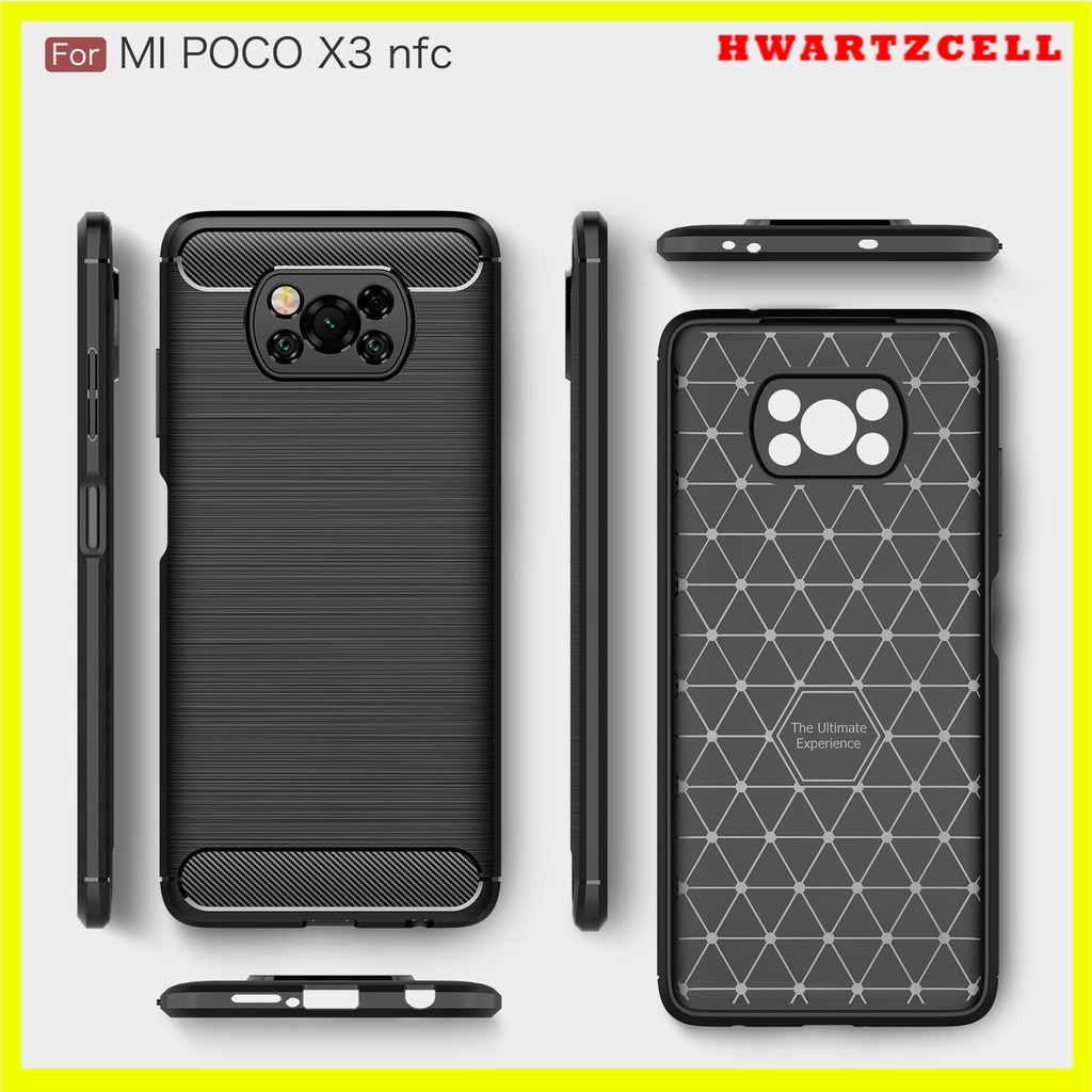 Jual Casing Softcase Xiaomi Poco X3 NFC / Poco X3 Pro IPAKY Carbon ...
